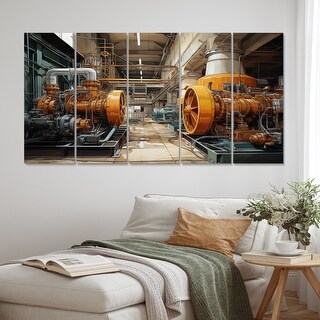 Designart "Yellow Power Plants Powerful Energies" Architecture ...