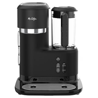 Single Serve Frappe and Iced Coffee Maker with Blender in Black - Bed ...