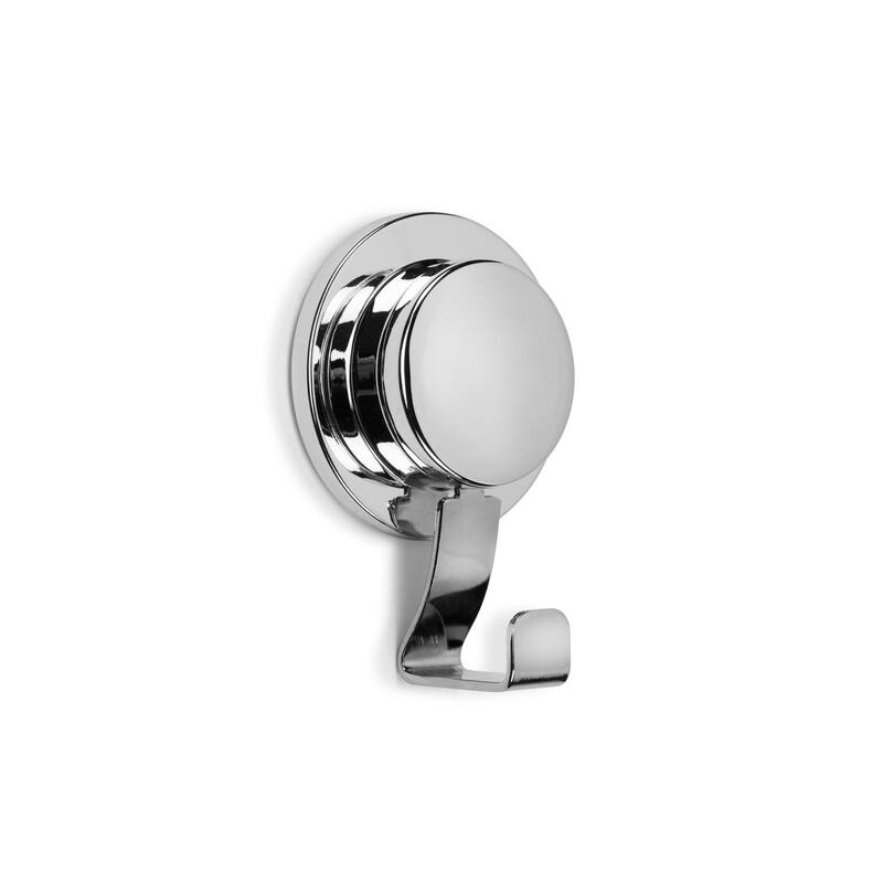 Croydex Stick 'n' Lock Adhesive Chrome Bath Robe and Towel Holder ...