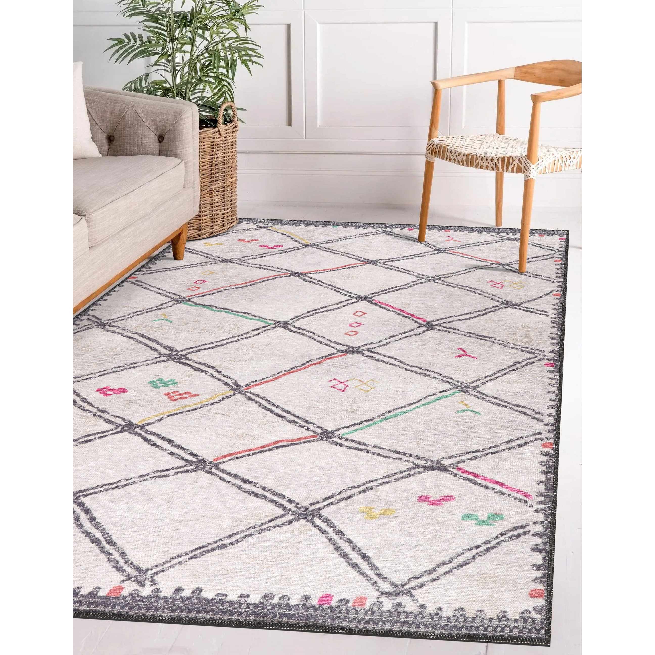 Cotton, Casual Washable Rugs - Bed Bath & Beyond
