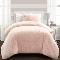 Lush Decor Emma Faux Fur Comforter Set - On Sale - Bed Bath & Beyond ...