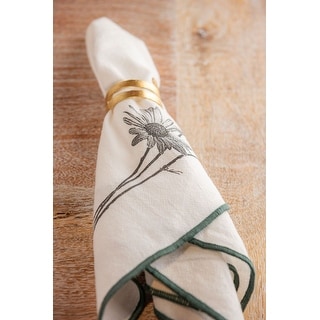 Karma Merrowed Edge Dinner Napkins - Bed Bath & Beyond - 39524602