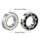 Deep Groove Ball Bearings Inch Double Shielded Chrome Steel ABEC1 Z2 ...