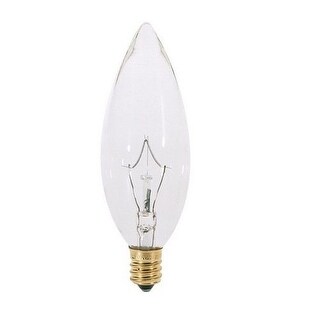 Satco S3784 Torpedo Tip Decorative Light Bulb, 60 Watts, 120 Volt - Bed ...
