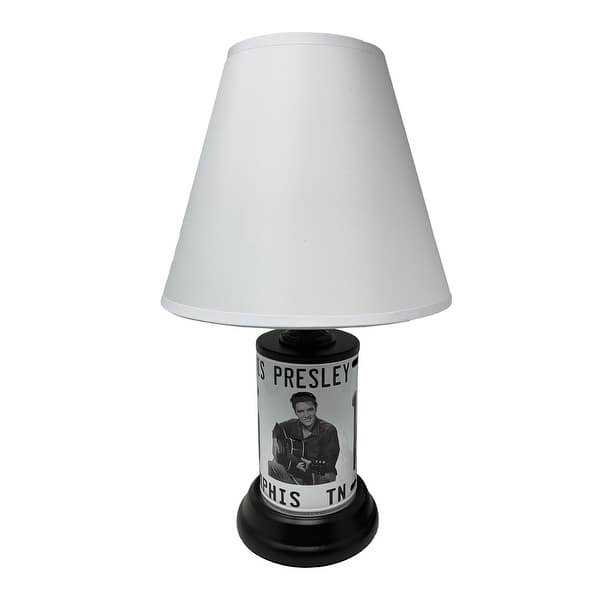 Elvis Presley 18-inch Desk/Table Lamp with Shade - Memphis - 18x10x10 ...