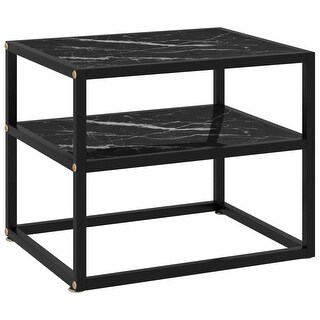 Console Table Transparent 19.7"x15.7"x15.7" Tempered Glass,Foyer Sofa ...