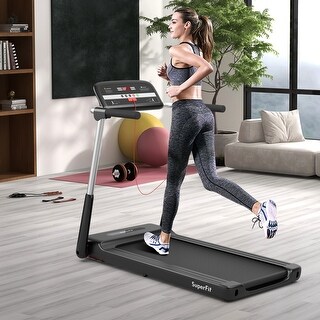 Superfit 3HP Running Machine Folding Treadmill Adjustable Height APP ...