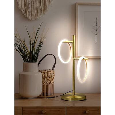 Brightech Saturn LED Table Lamp - Brass - Bed Bath & Beyond - 36157214