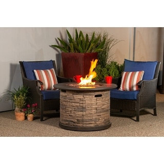 Bond Newcastle 36" Round Gas Fire Table - Bed Bath & Beyond - 33185136