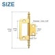 Non-Mortise Hinges, Iron Butt Hinge Cabinet Hinge Door Hinges for Cabinet Hardware Cupboard ...