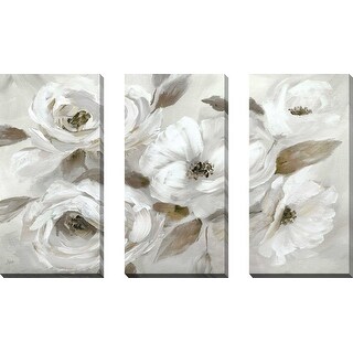"Winter White" by Nan 3 Piece Set on Canvas - Bed Bath & Beyond - 36631877