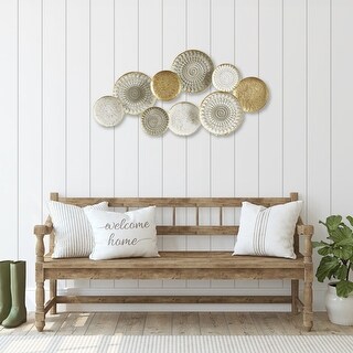 Multicolor wall decor cotton soft geometric metal - Bed Bath & Beyond ...