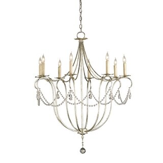 Currey and Company 9891 8 Light Single Tier Chandelier with ...