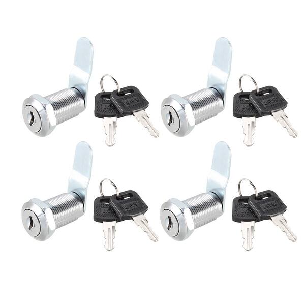Cam Lock 30mm Cylinder Length Fit on Max 7/8-inch Panel 4Pcs - 30mm ...