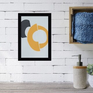 Quaternary Trilogy II by Regina Moore Wood Framed Wall Art Print - Bed ...