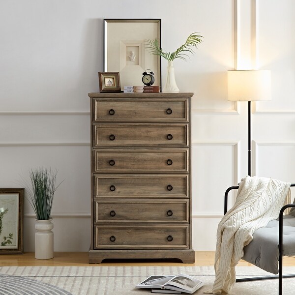 6 dresser drawer tall store