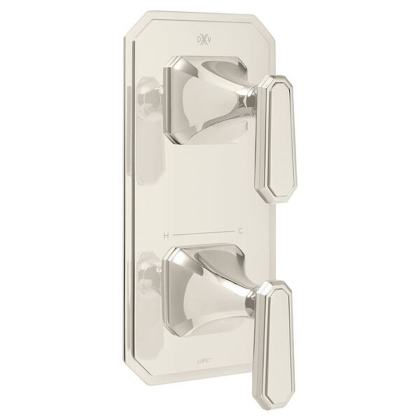 DXV Belshire Two-Handle Thermostatic Valve Trim with Lever Handles ...
