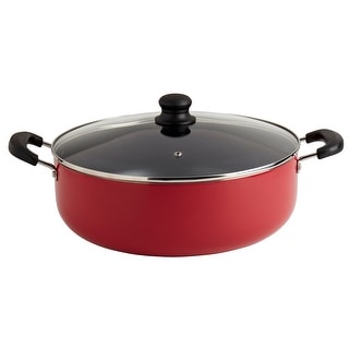 Infuse 10.5qt Non-Stick Aluminum Family Cooker - Red - Bed Bath ...