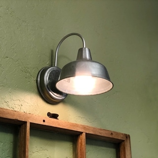 Mason Barn Light Indoor/Outdoor Wall Mount Modern Industrial Farmhouse ...