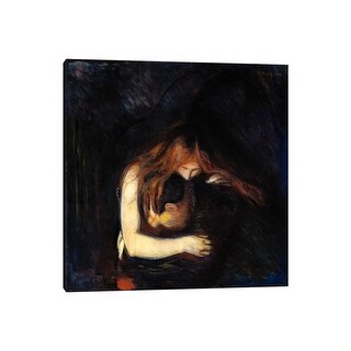 iCanvas "The Vampire (Love and Pain), 1894" by Edvard Munch Canvas ...