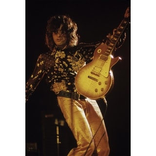 Jimmy Page in Orange Light Photo Print - Bed Bath & Beyond - 25395956