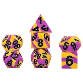 Sharp Edge Silicone Rubber Dice Set: Intersex Pride - Bed Bath & Beyond ...