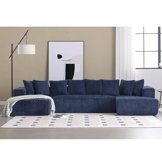 131'' Modular U-shaped Upholstered Sectional Sofa Couch With Chaise ...