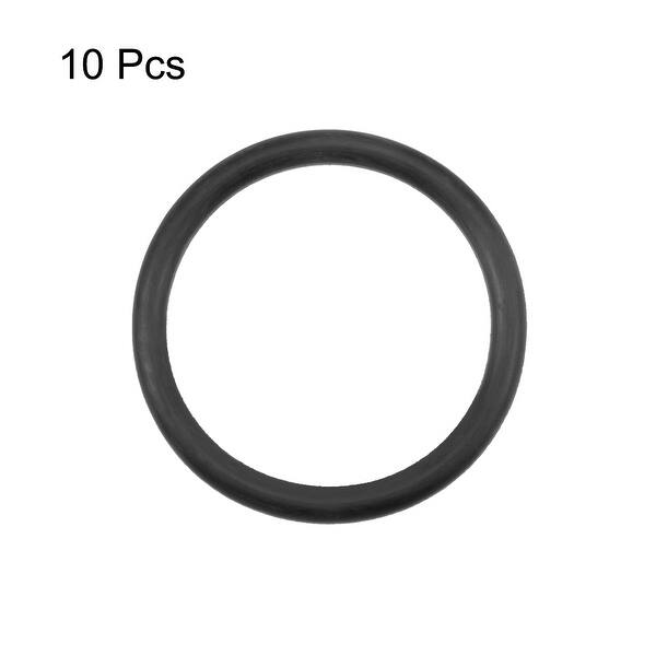O-Rings Nitrile Rubber Inner Diameter OD Width Round Seal Gasket 10 Pcs ...