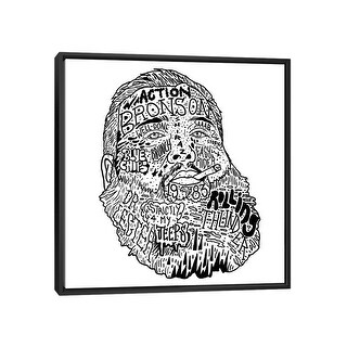 iCanvas "Action Bronson" by Nick Cocozza Framed Canvas Print - Bed Bath ...