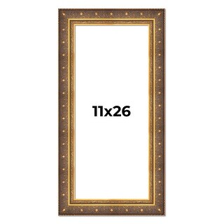 11x26 Frame Gold Real Wood Picture Frame - Bed Bath & Beyond - 38026854