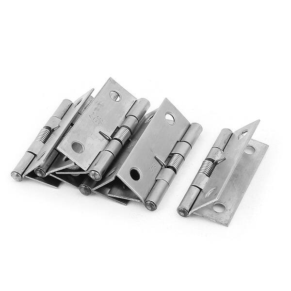 52mm Long Spring Loaded Cupboard Cabinet Closet Door Hinge 6Pcs ...