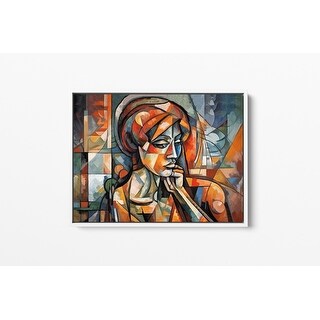 Amrita Sen Meditation Premium Canvas - White Frame - Bed Bath & Beyond ...