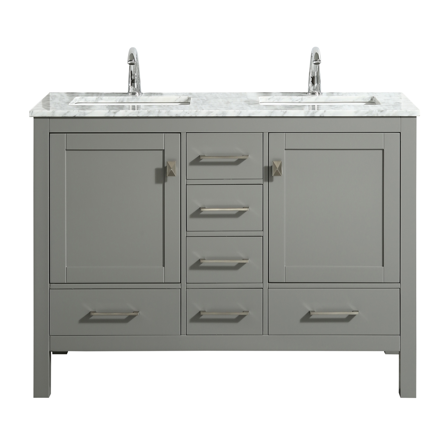 48 Inch Double Sink Bathroom Vanity – Rispa 48 Inch Double Sink Bathroom Vanity – Rispa