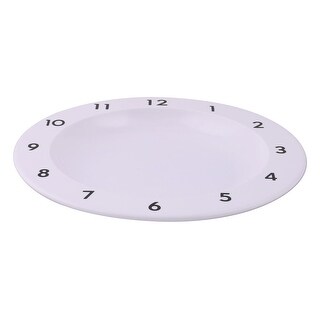 Kitchen Melamine Number Pattern Round Dish Dessert Food Plate Holder ...