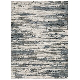 Jackson Beige/Blue Abstract Area Rug - Bed Bath & Beyond - 34848599