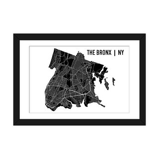 iCanvas "The Bronx Map" by Mr. City Printing - Bed Bath & Beyond - 37441488