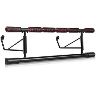 Foldable Pull Up Bar Doorway Chin Up Bar with Foam Grip for Home Gym ...