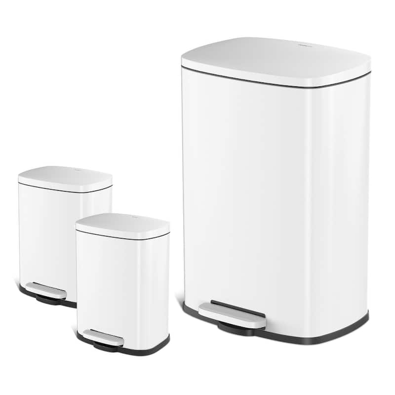 White Kitchen Trash Cans - Bed Bath & Beyond