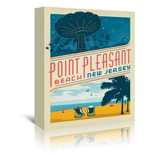Point Pleasant Nj by Anderson Design Group Wrapped Canvas ...