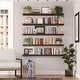Wallniture Ronda 60 inch Floating Shelf, Wall Shelves for Living Room ...