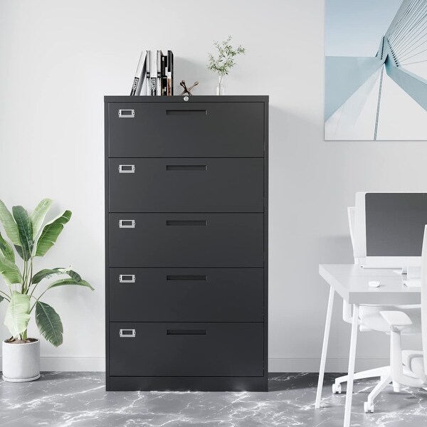 Steel lateral file cabinet store