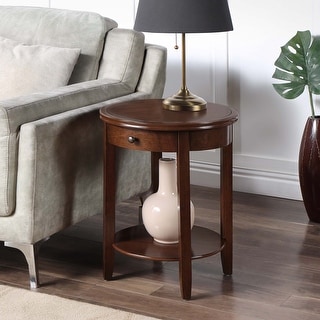 Convenience Concepts American Heritage Baldwin 1 Drawer End Table with ...