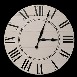 The Riley Farmhouse Wall Clock - Bed Bath & Beyond - 22818871