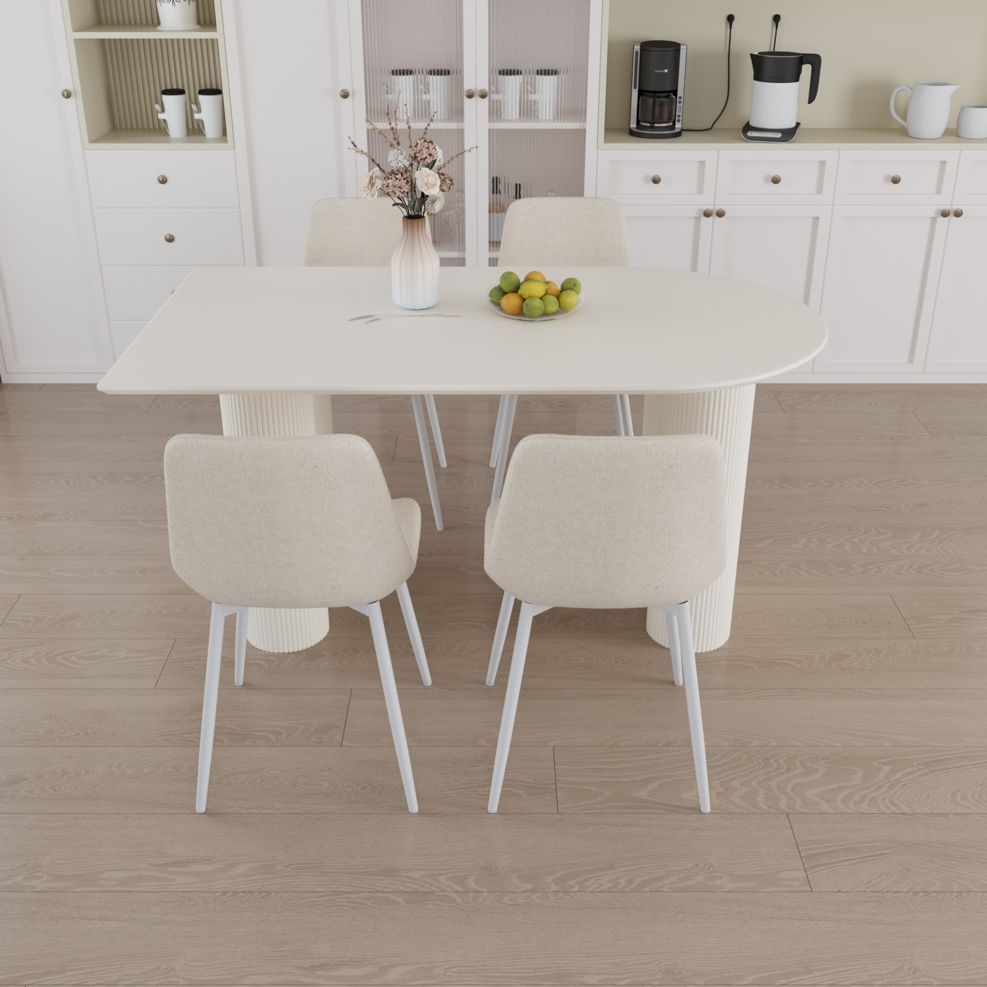 Small cream table and chairs store