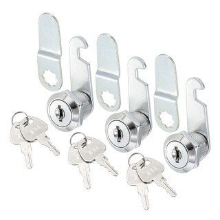 Cam Lock 5/8" Fits Up to 5/16" Thickness Panel Keyed Alike Zinc Alloy ...