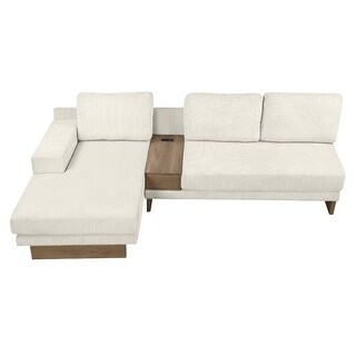 114"inch Sofa w/ 2 USB Ports and 2 Power Sockets, a Storage Drawer ...