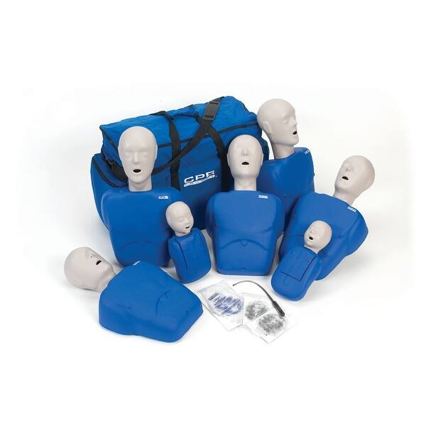 Set of 7 Blue and White Standard CPR Manikin, 28.50" - Bed Bath ...