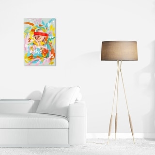 Wynwood Studio Canvas Typography and Quotes Normal is Boring Red and ...