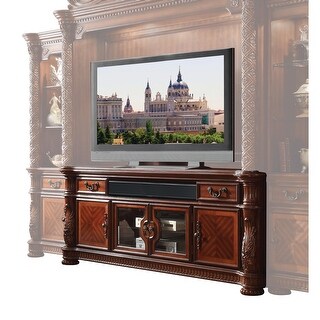 ACME Vendome II TV Console, Cherry - Bed Bath & Beyond - 21659820
