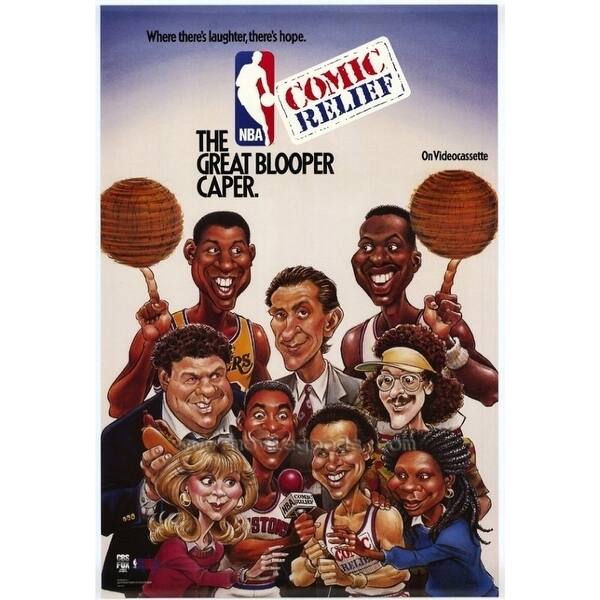 Nba Comic Relief Great Blooper Caper Movie Poster (11 X 17) Item ...